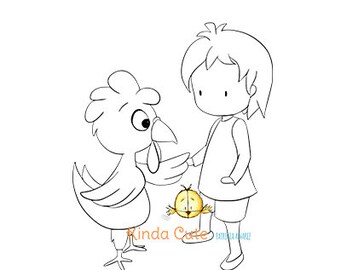 Cute digital stamps | Etsy