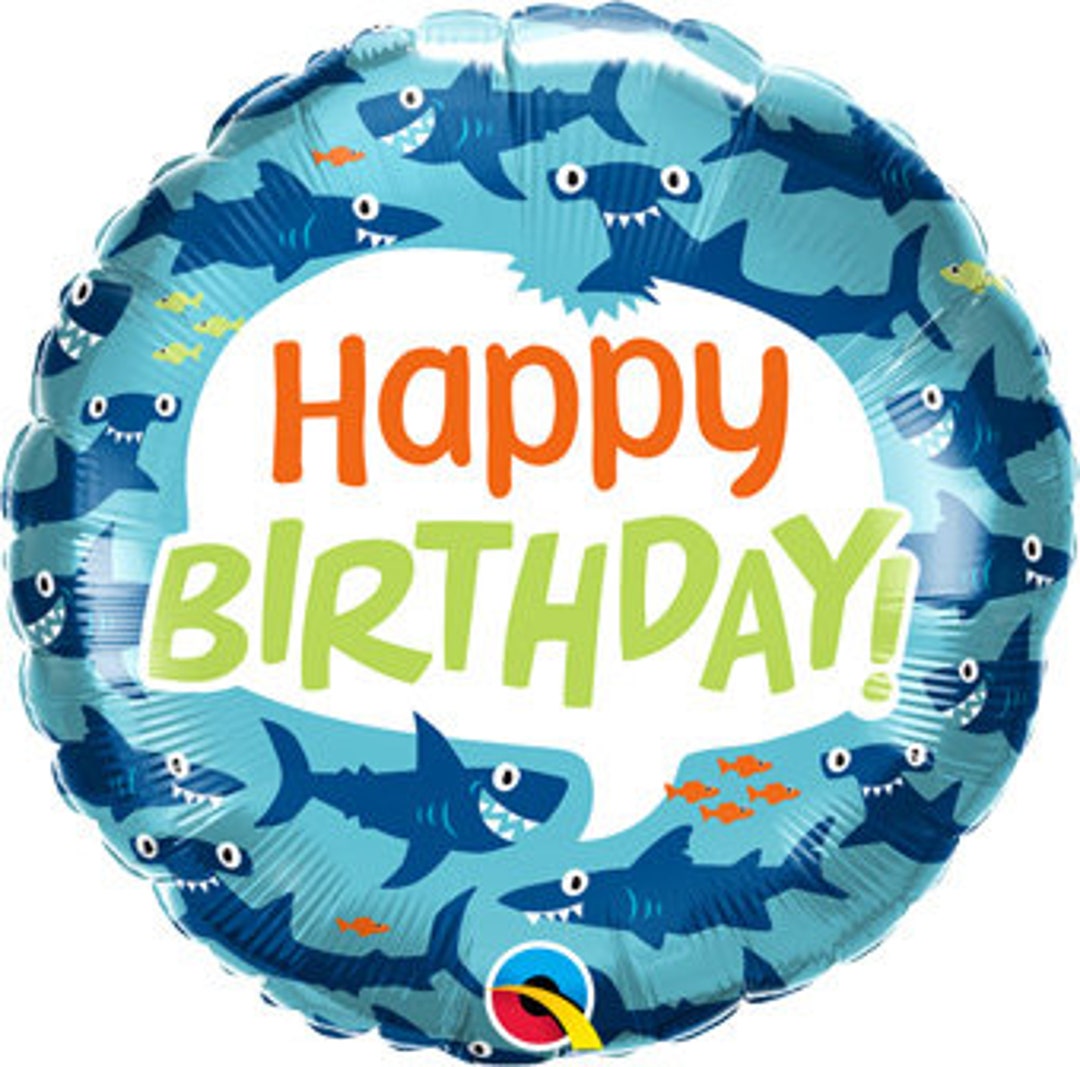 Shark Balloon/shark Party/under the Sea Party/shark - Etsy