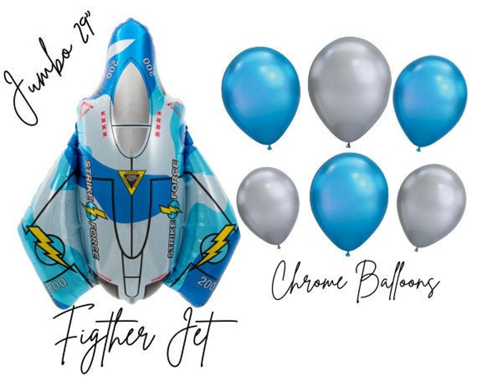 Fighter Jet Balloon/29/jet Fighter/plane Party/pilot - Etsy
