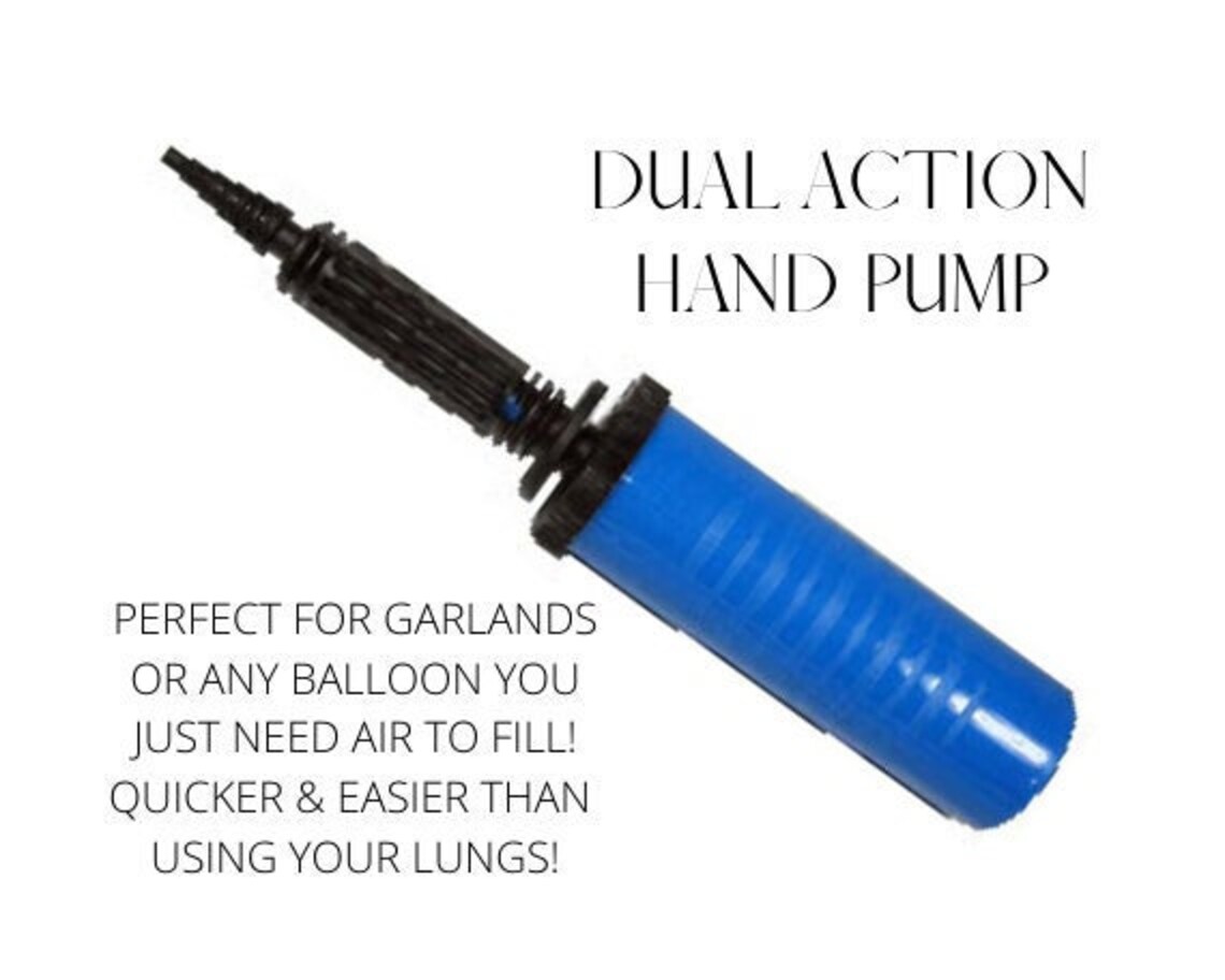 Dual Action Hand Pump/air Fill Balloons/mini Balloons/11 - Etsy