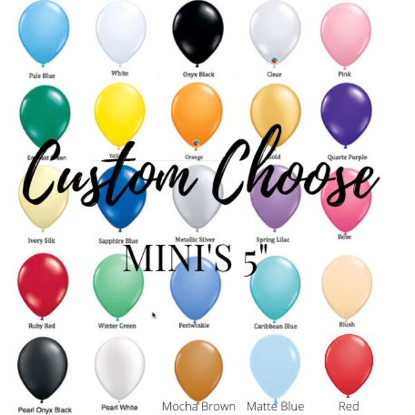 Mermaid Color Balloons - Etsy