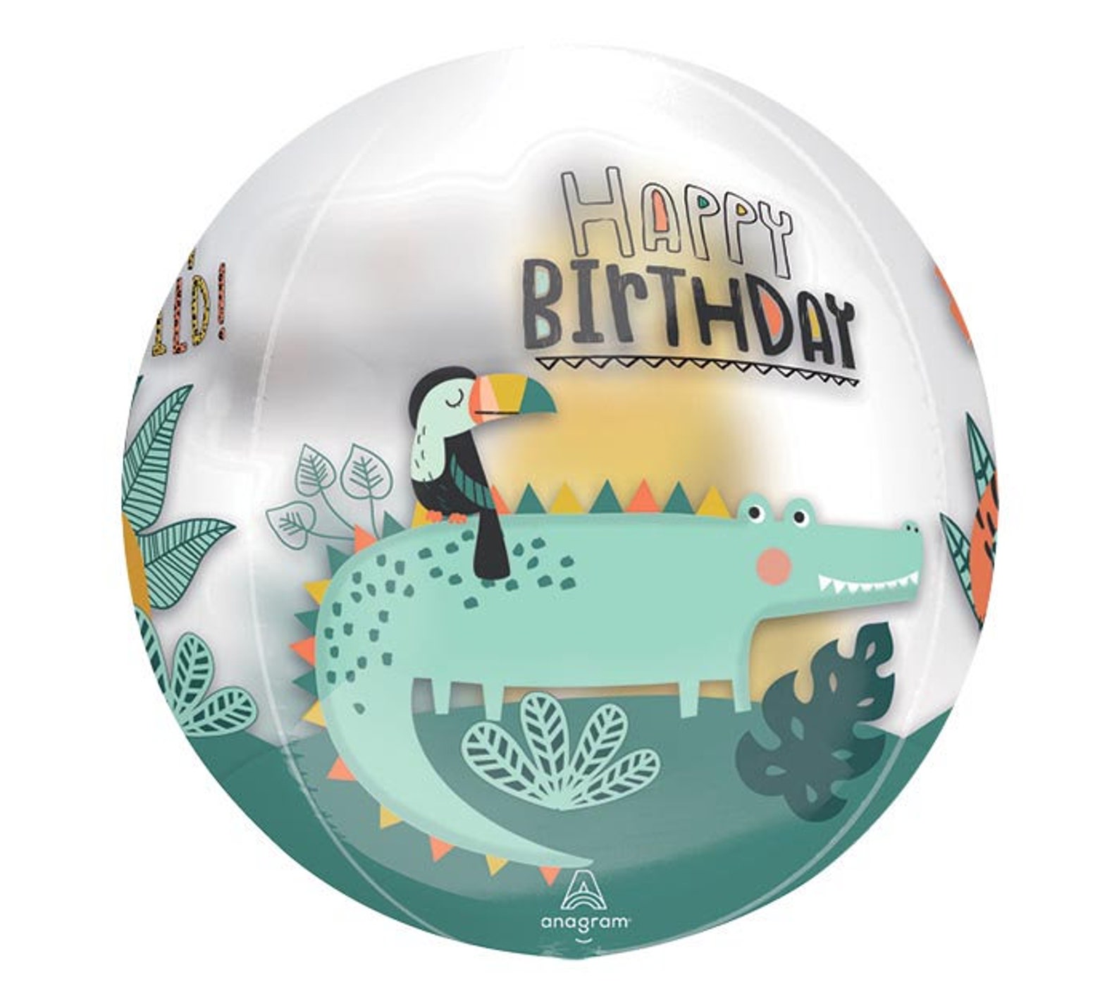 Jumbo Alligator Balloon/jungle Theme/jungle Party/safari - Etsy
