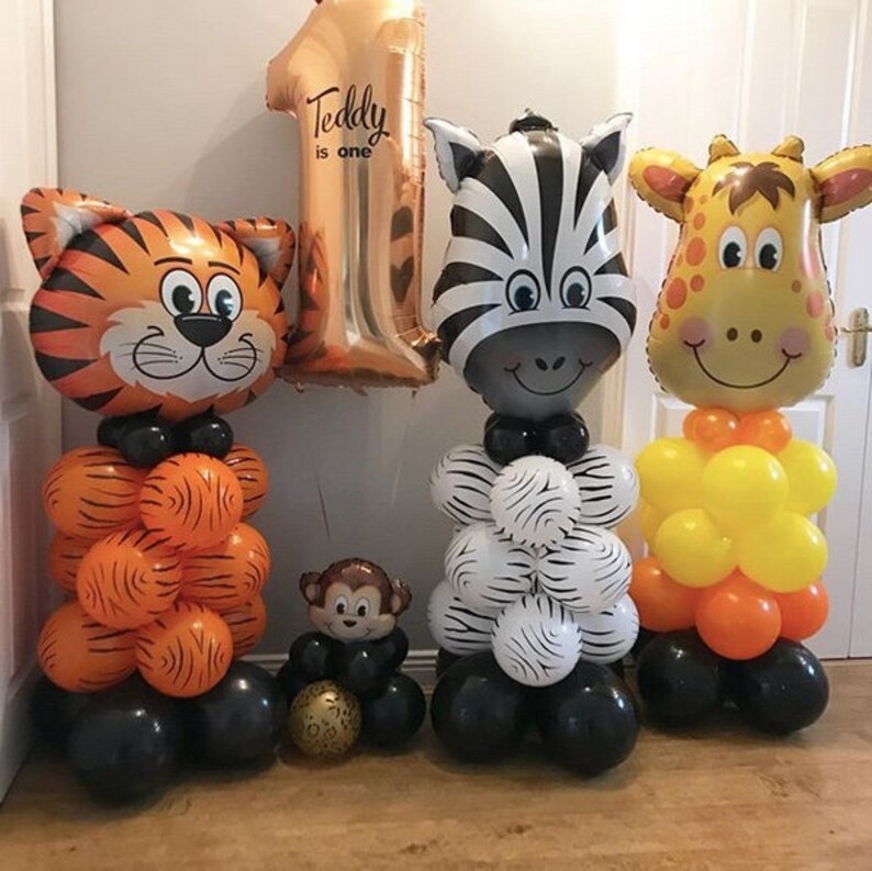 Giant Tiger Balloons/32/safari Party/tiger - Etsy