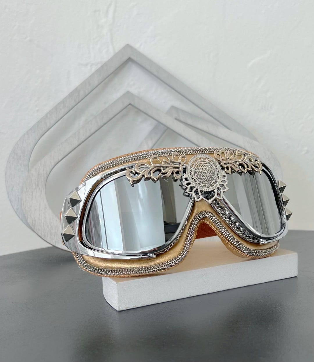Sacred Geometry Dust Storm Goggles; Burning Man Goggles - Etsy