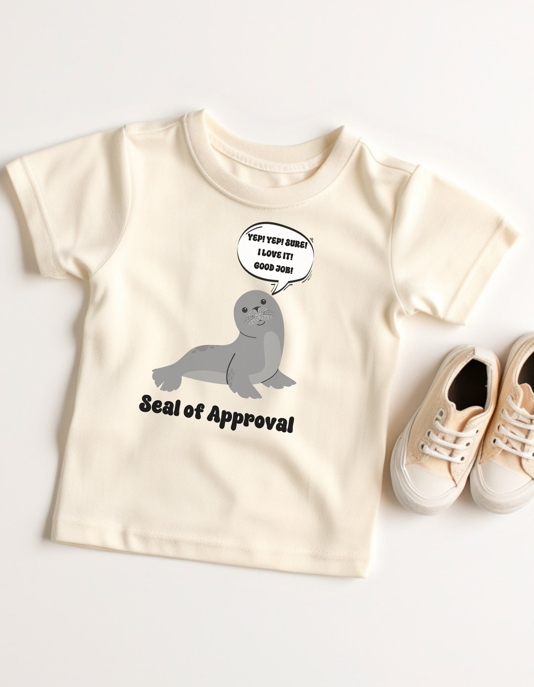Seal of Approval Tee, Toddler T-shirt, Silly Shirt, Funny Animal Tee ...