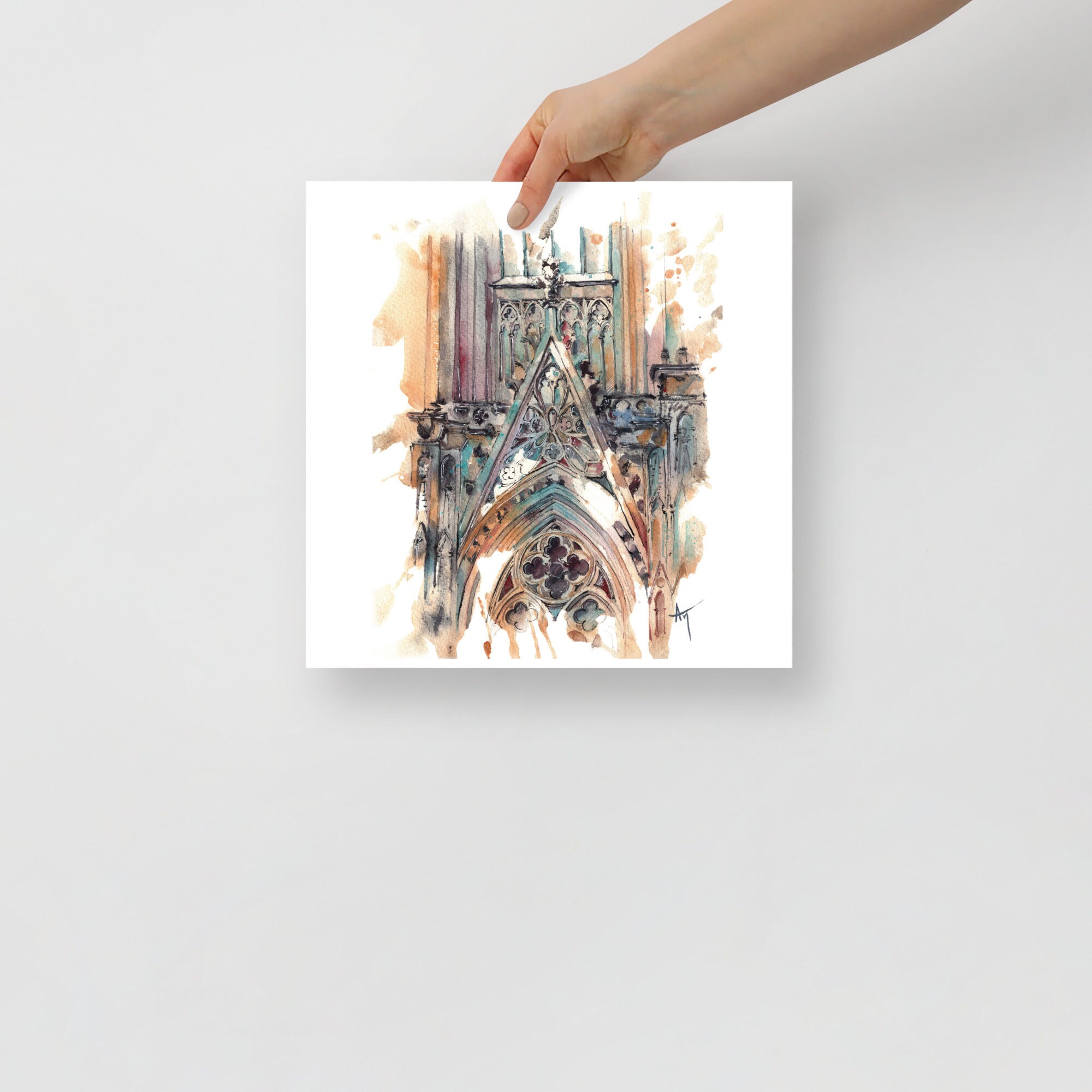 Cologne Poster Koln Print Wall Art Cologne Watercolor Germany Art ...