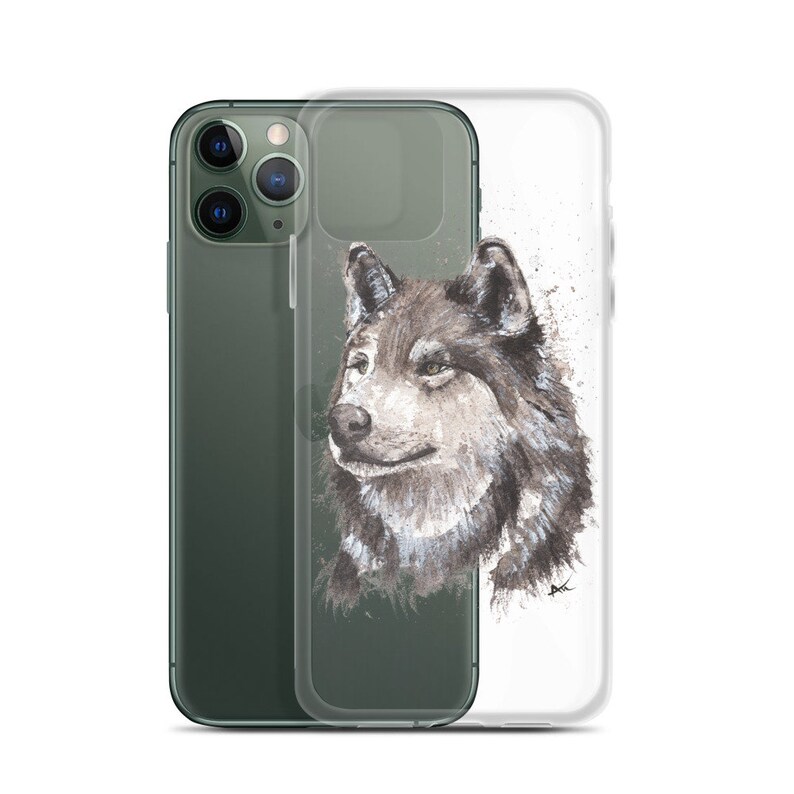 Wolf Watercolor Iphone Case Unique Iphone Case Iphone 12 - Etsy