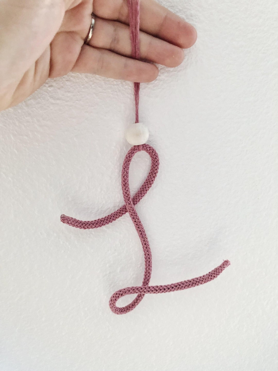 Custom Wire Name Bauble Personalized Rope Inital Christmas Decoration ...