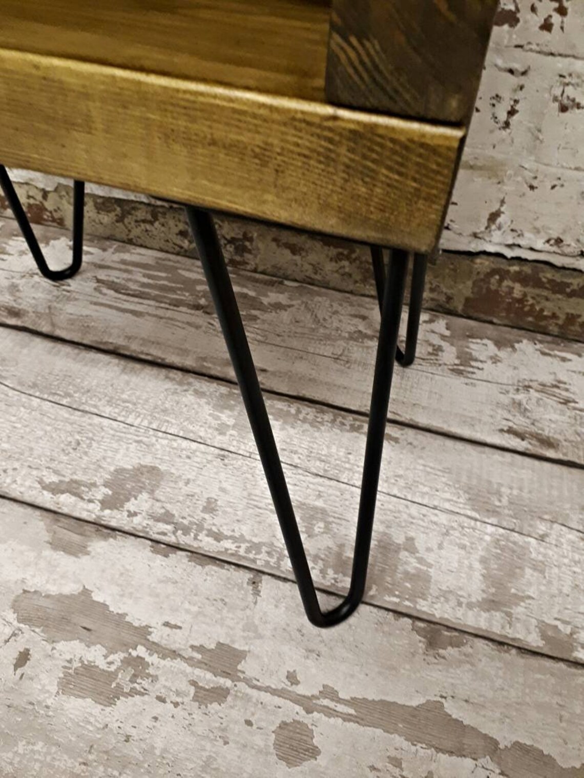 Rustic Bedside Table Side Table Industrial Nightstand - Etsy