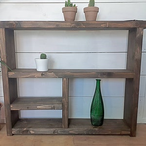 Rustic Handmade Bookcase/shelving - Etsy UK