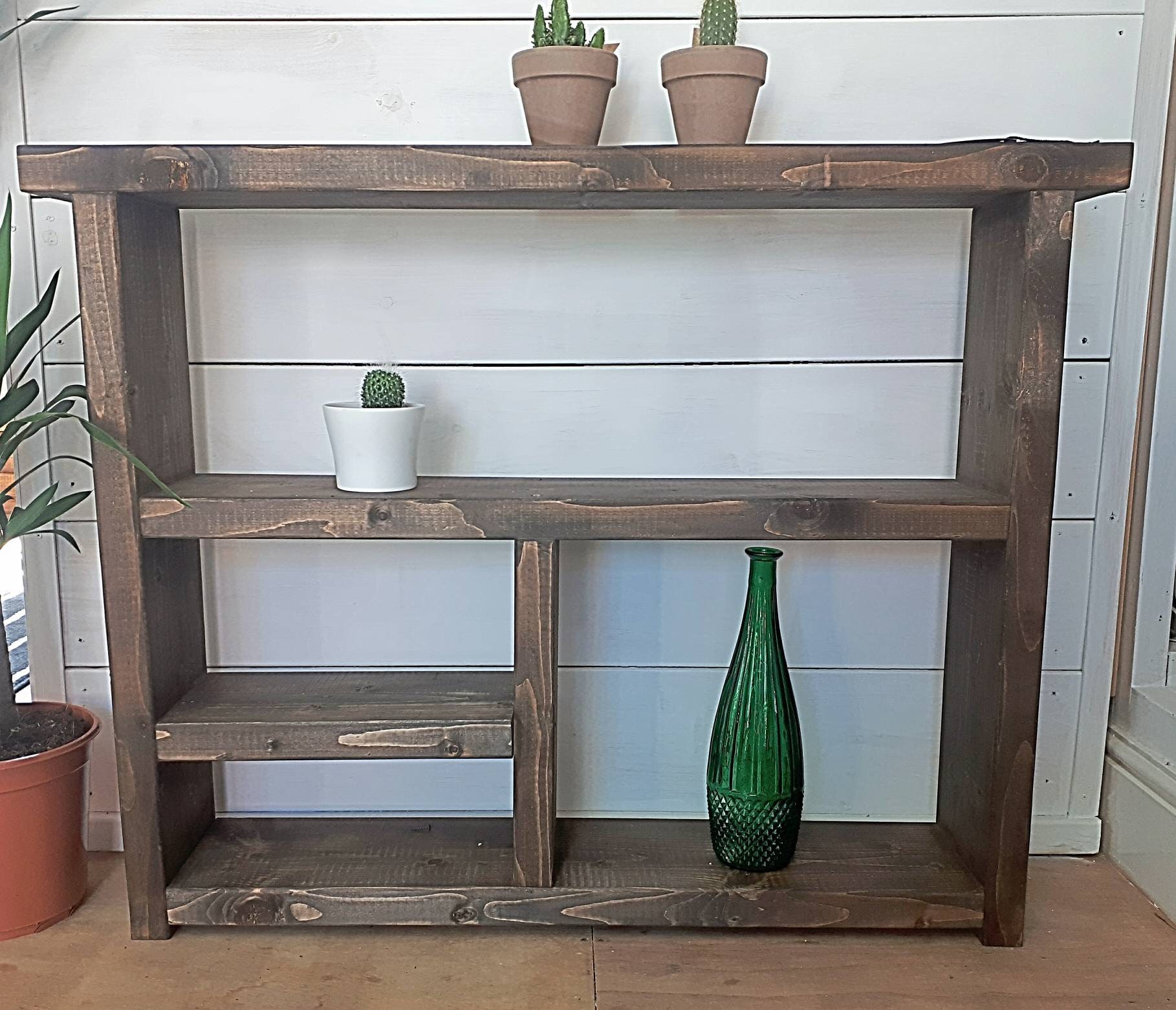 Rustic Handmade Bookcase/shelving - Etsy UK