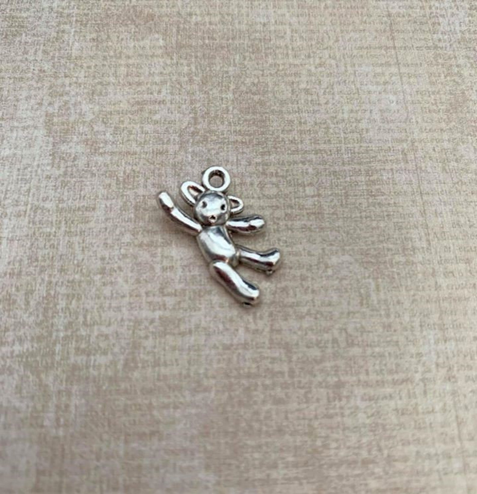 10 Hanging Teddy Bear Charms Teddy Charms Bear Charms Toy - Etsy