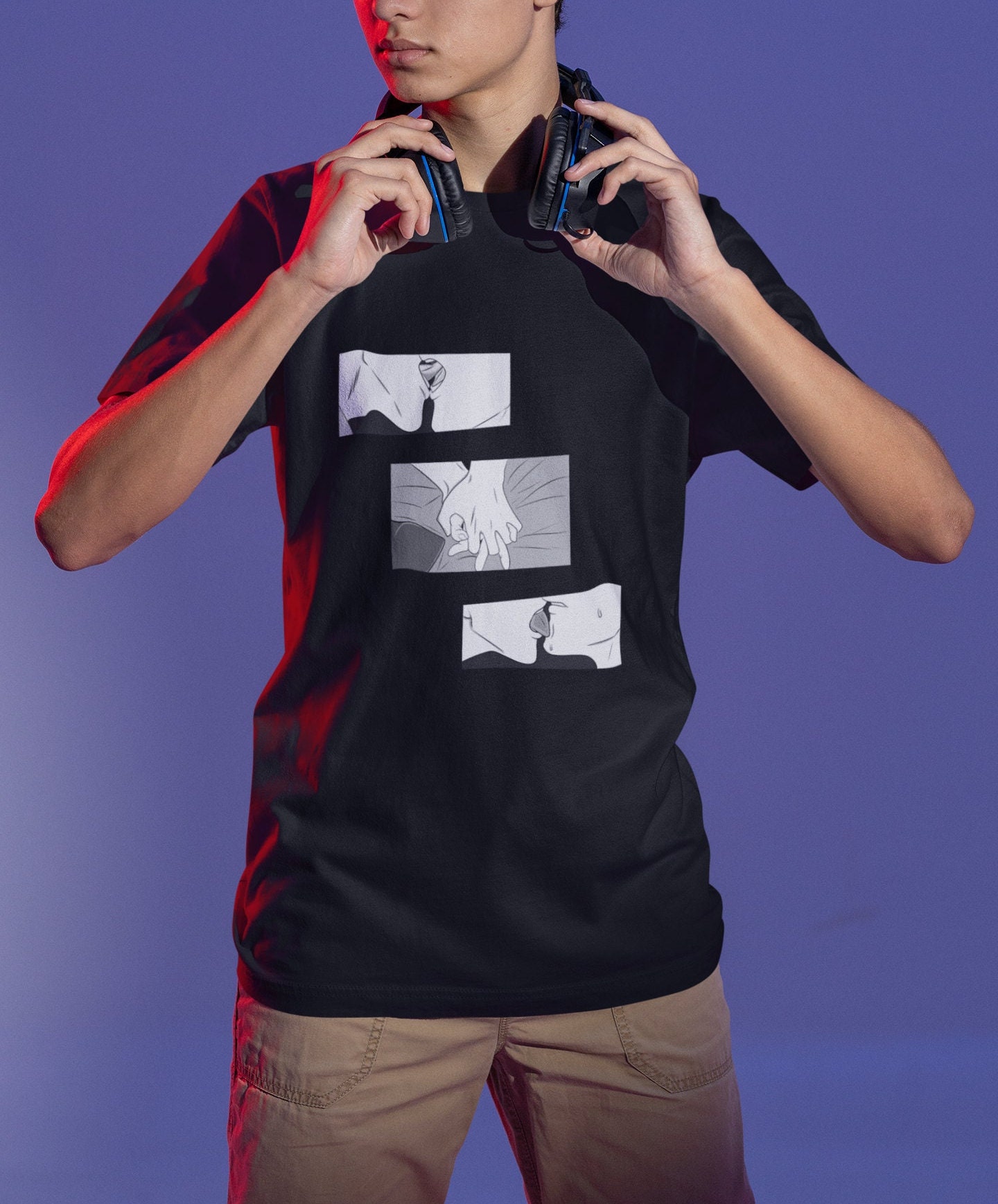 Yaoi BL Anime Fan Art Boys Love Anime Shirt Comic Panel - Etsy