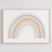 Rainbow Print Boho Rainbow Print Rainbow Wall Art Print Girls Room ...