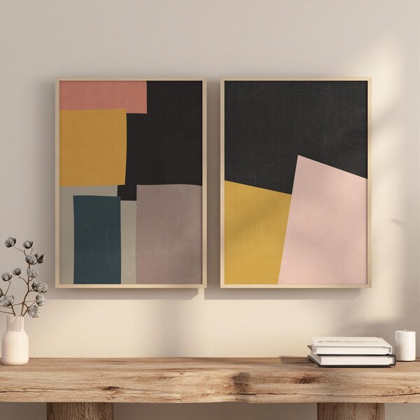 Abstract Art Blocks - Etsy