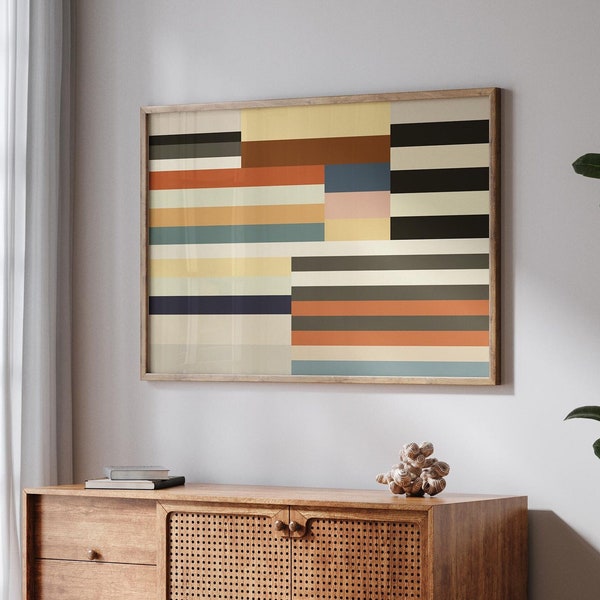 Color Block Art - Etsy