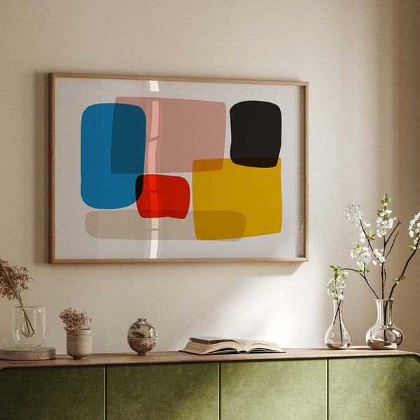 Simple Abstract Art - Etsy