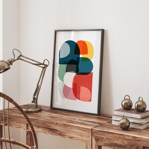 Fun Set of 3 Prints Modern Colorful Art Print Abstract Nursery - Etsy
