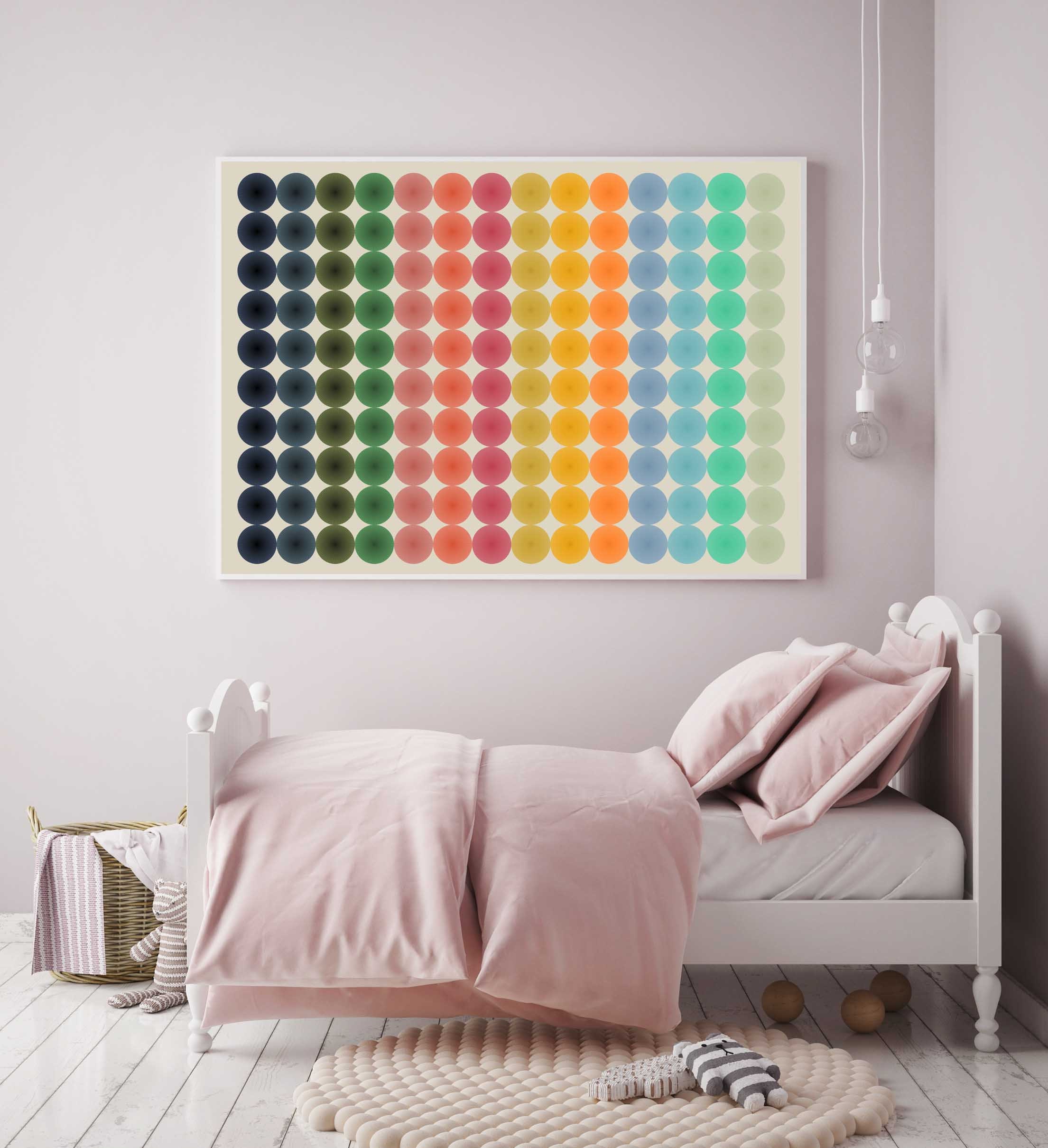 Large Abstract Print Large Colorful Modern Wall Art Print - Etsy