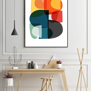 Fun Set of 3 Prints Modern Colorful Art Print Abstract Nursery - Etsy