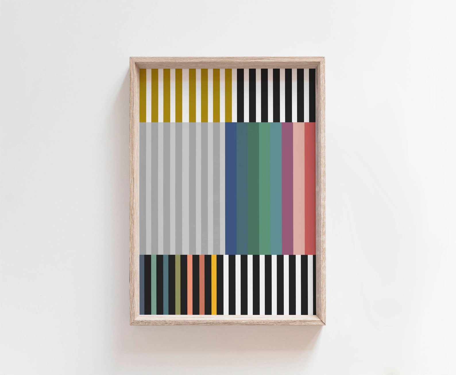 Bold Downloadable Prints Set of 3 Abstract 3 Piece Wall Art - Etsy