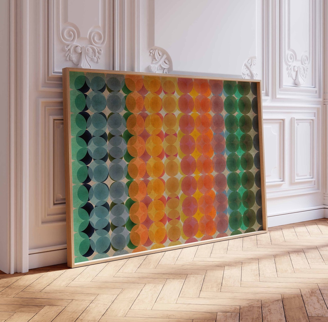 Large Cool Abstract Colorful Wall Art Print - Etsy