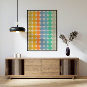 Fun Colorful Abstract Large Wall Art Set of 2 Prints Bold Artwork ...