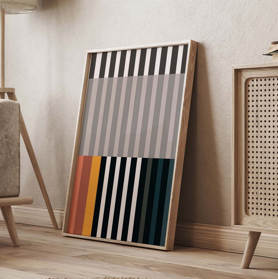 Fun Colorful Modern Art Print - Etsy