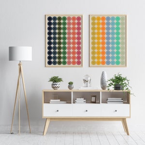 Fun Downloadable Wall Art Prints Set of 2 Colorful Wall Decor Bold ...