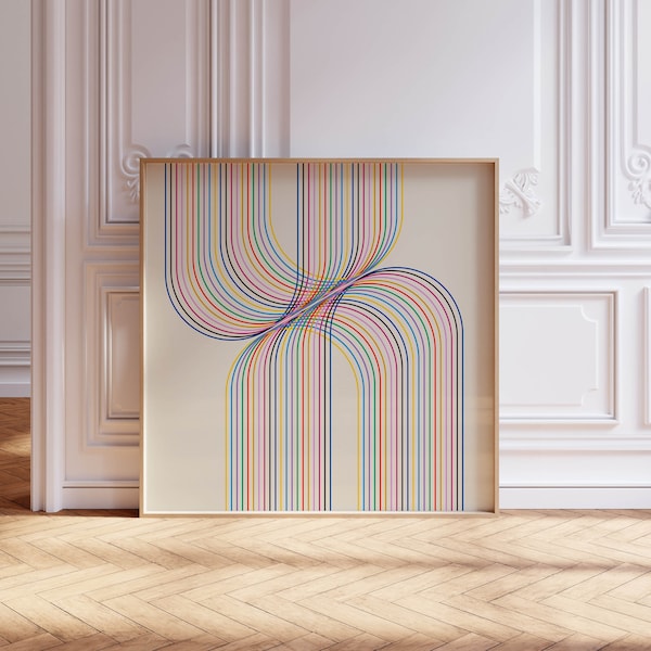 Abstract Line Art - Etsy