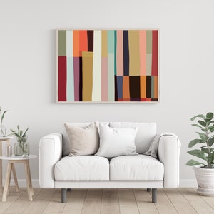 Bold Abstract Wall Art Colorful Print Large Modern Art Print - Etsy