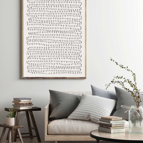 Ink Dots Digital Wall Art Print Minimalist Abstract Printable - Etsy