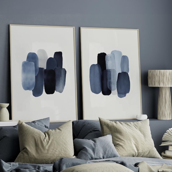 Blue Wall Art - Etsy