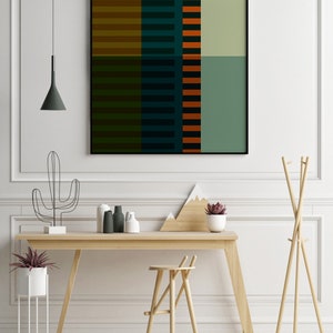 Large Modern Art Abstract Square Print - Etsy