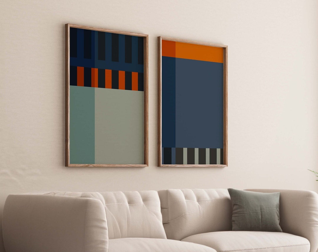 Modern Abstract Digital Art Set - Etsy