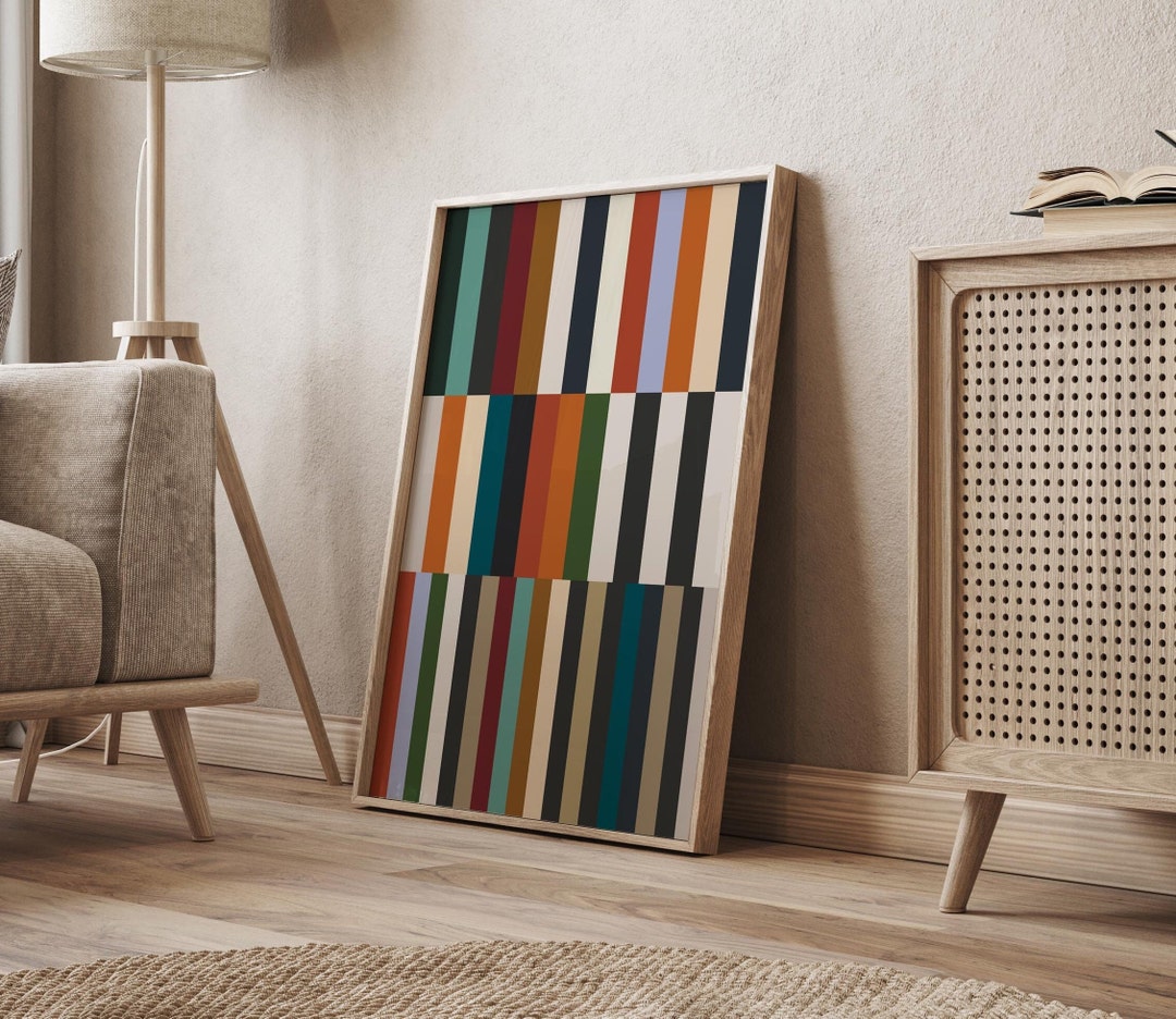Cool Colorful Modern Art Print - Etsy
