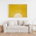 Yellow Boho Sun Wall Art Boho Bedroom Decor Large Sunset Set - Etsy