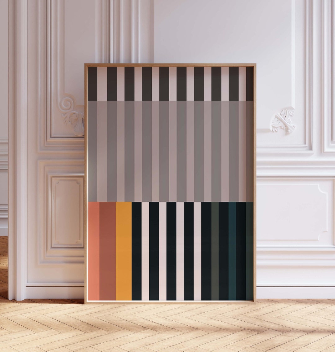 Modern Color Block Digital Wall Art Print - Etsy