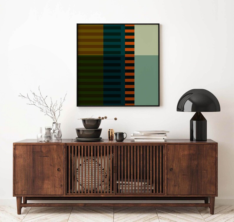 Large Modern Art Abstract Square Print - Etsy