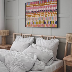 Large Colorful Modern Abstract Painting Art Print - Etsy