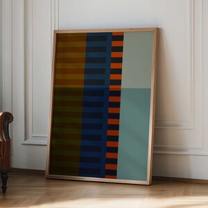Large Bold Color Block Modern Art Print - Etsy