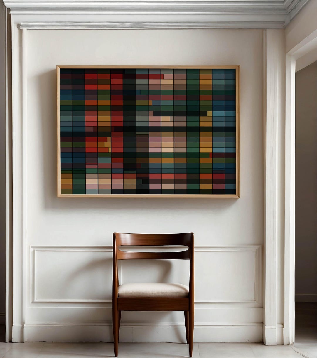 Color Block Abstract Art Print - Modern Maximalist Decor - Etsy