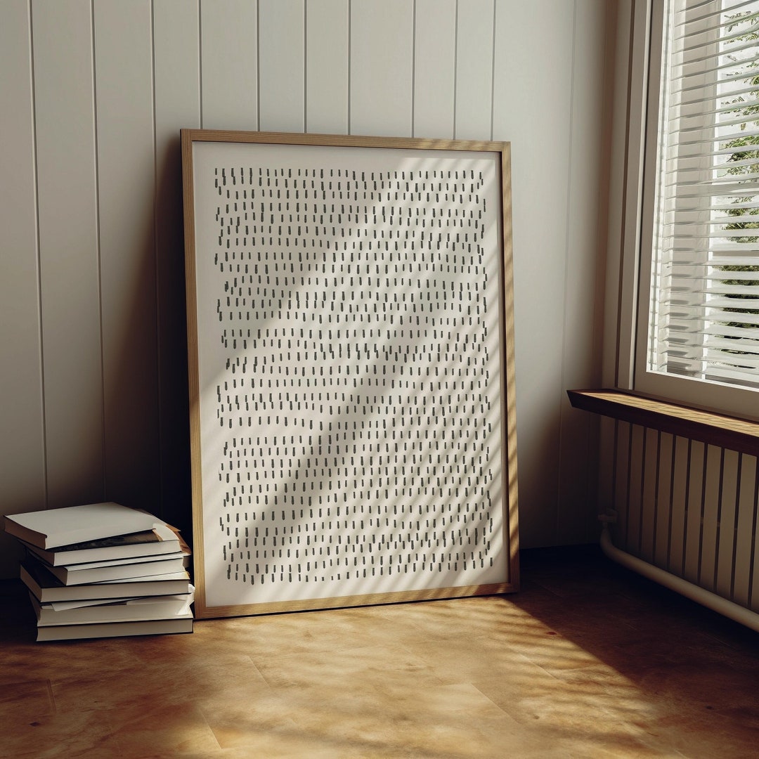 Minimal Modern Mark Making Art Print - Etsy