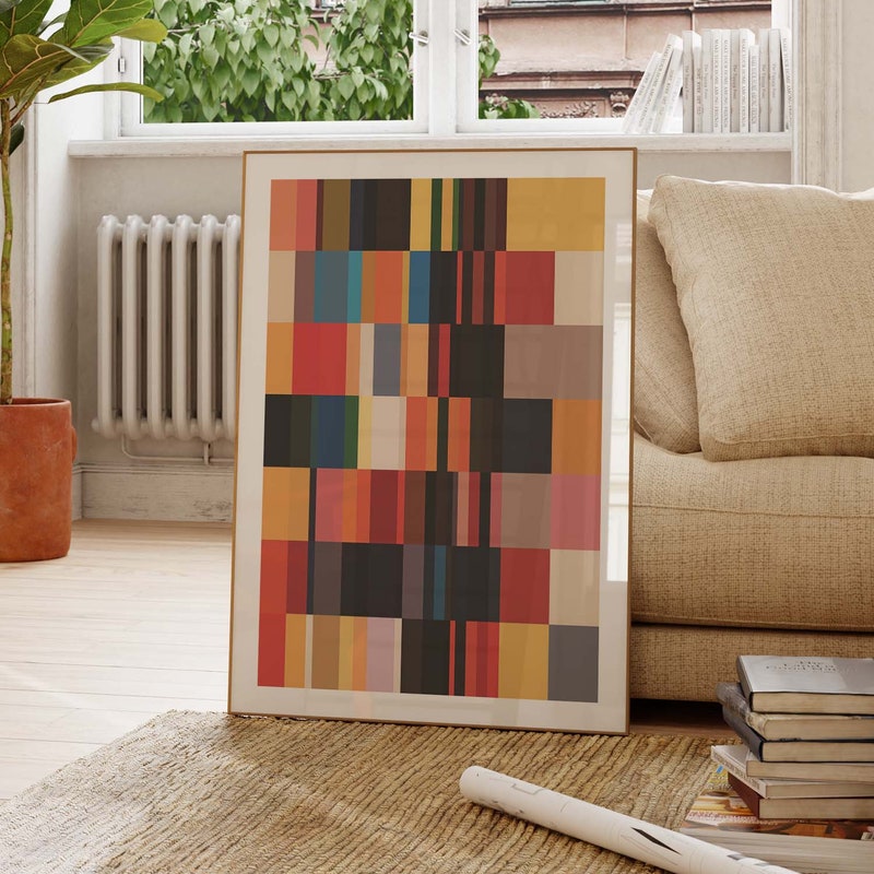 Color Block Art - Etsy