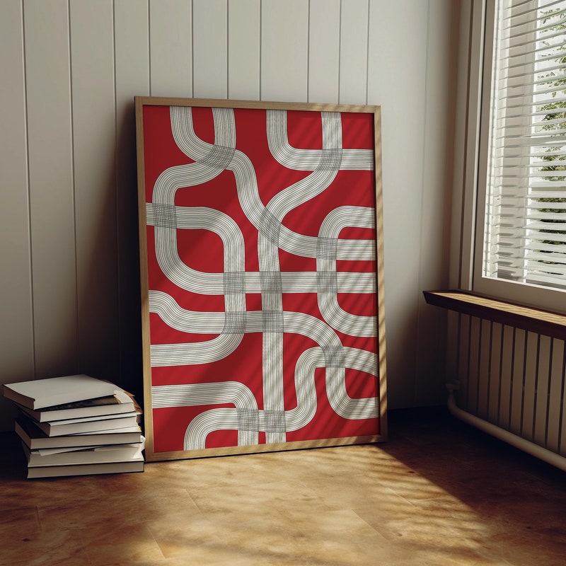 Red Art Print - Etsy