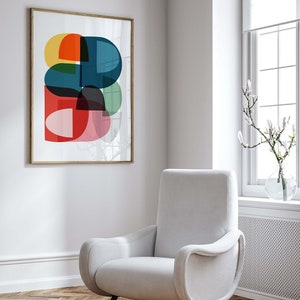 Fun Set of 3 Prints Modern Colorful Art Print Abstract Nursery - Etsy