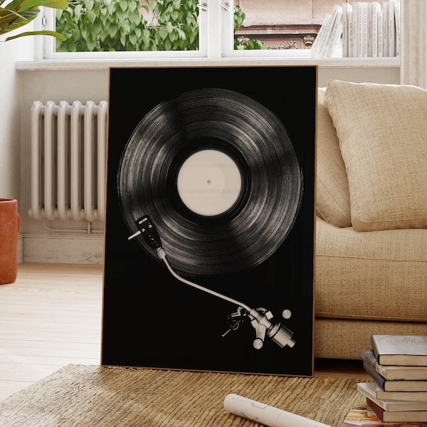 Record Player Art - Etsy