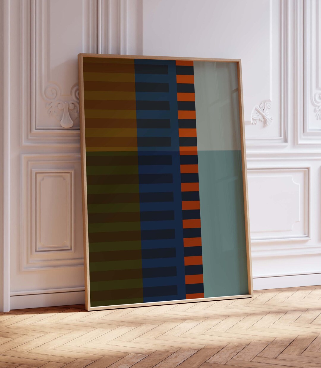 Large Bold Color Block Modern Art Print - Etsy