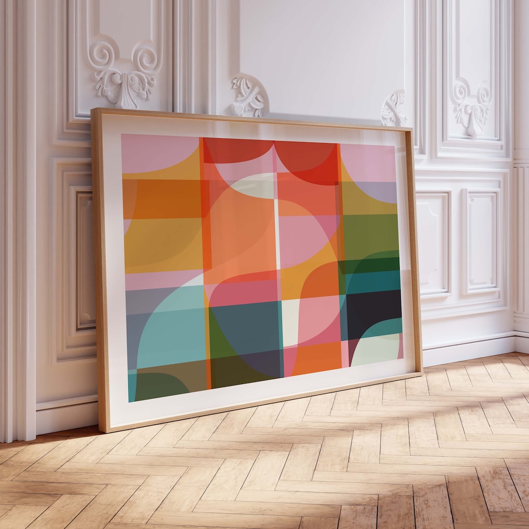 Large Bright Colorful Abstract Art Print - Etsy
