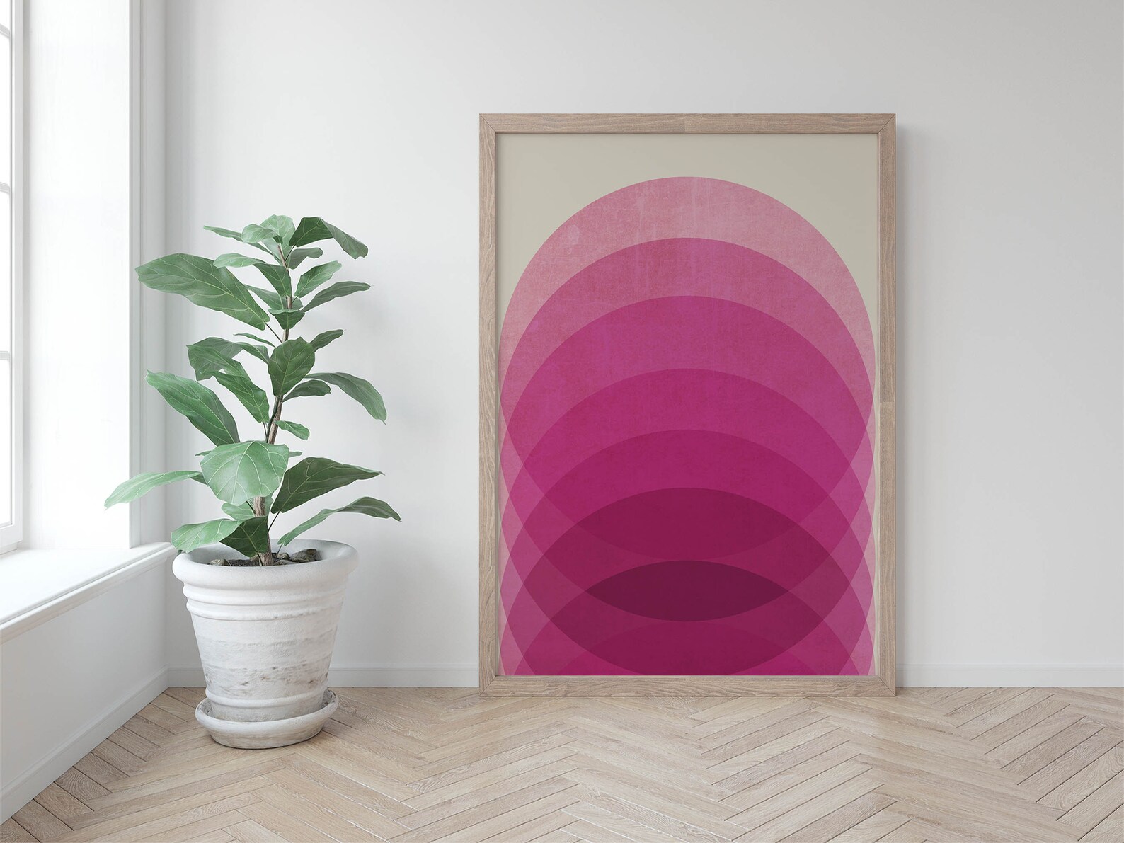 Abstract Pink Digital Wall Art Print Pink Decor Hot Pink Print - Etsy